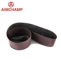 China Black 120 Grit Metal Polishing Sandpaper Metal Polishing Belt Sanding Roll for sale