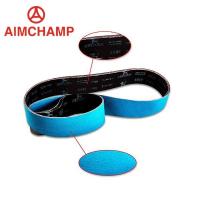 China Metal Polishing Sand Belt Zirconia Abrasive Hand Sanding Woodworking Belt for sale