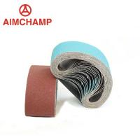 China 120 Grit Metal Zirconia Abrasive Belt Coated Abrasive Cloth Roll for sale