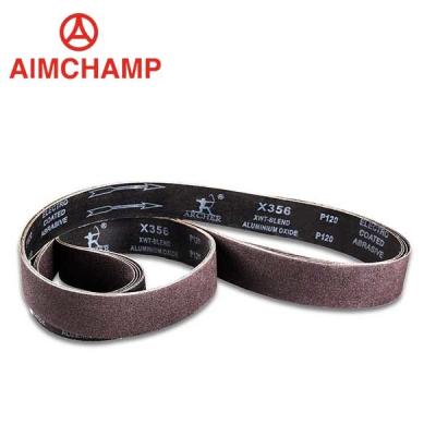 China Polyester Cloth Silicon Carbide Abrasive Wood Metal Polishing Belts Y - Wt for sale