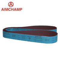 China Metalworking Sand Belt Machine Jumbo Roll Zirconia Abrasive Belt 240 Grit 320 Grit for sale