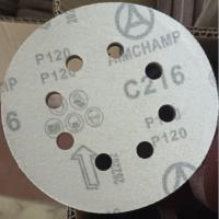 China 5 Inch 8 Hole Hook And Loop Adhesive Sanding Discs Sandpaper Orbital Sander for sale