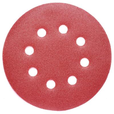 China Aluminum Oxide Abrasive Sanding Disc Sandpaper Pad 5inch for sale