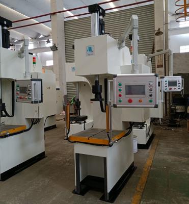 China Steel Hydraulic Electric Servo Press CE ISO9001 220V 380V 280mm Throat Depth for sale