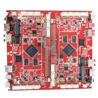 China Immersion Gold Turnkey PCB Assembly Board With Red Soldermask for sale