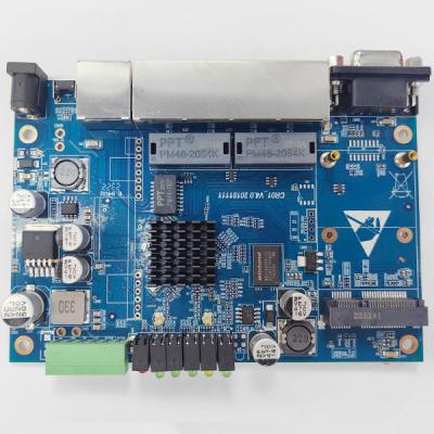 China IATF16949 Communication PCB Assembly Blue Electronic Circuit Board for sale