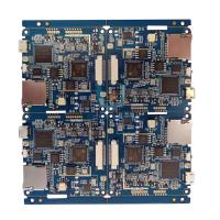 China Engineering FR4 Blue PCB Assembly Service Surface Finish Immersion Gold With Function Test for sale