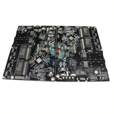 China 2mm Thickness Medical PCB Assembly Single Double Sided Black Solder Mask for sale