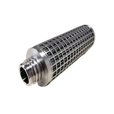 China 316L Stainless Steel Sintered Screen Filter Cartridge Multi-Layer Sintered Mesh Filter Element 0.5-100μm for sale