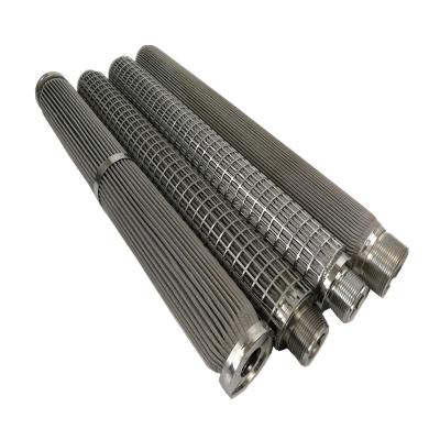 China SS316 Sintered 10 Micron Filter Element For Access Port High Pressure Filter for sale