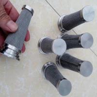 China 1 - 200um Stainless Steel Sintered Mesh Filter Element For Silver Powder Dryer for sale