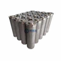 China Stainless Steel Sintered Mesh Filter Element 316 for Petrochemical 1-300μm for sale