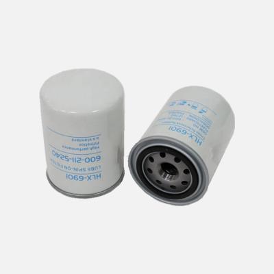 China 95mm OD Auto Diesel Oil Filter 1160024 1R-0734 5106133 for Excavator PC200-6 PC210-6 for sale