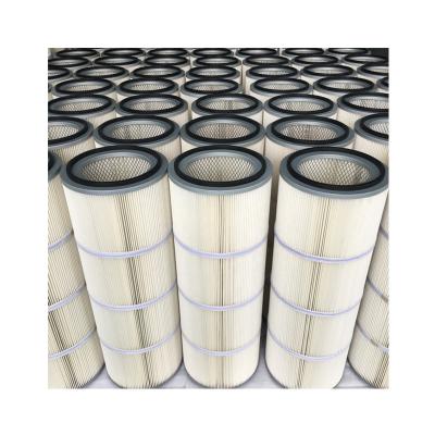 China Spunbonded Dust Collector Filter Cartridge 5 Micron Washable for sale