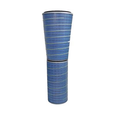 China Gas Turbine Spunbond Polyester Cold Air Intake Filter Replacement 4 Inch for sale