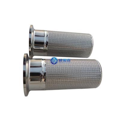 China Ome 316ss Housing Sintered Mesh Filter Element 4u-160u Pore for sale