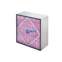 China KAINUOSEN Pleated F7 Medium Industrial Air Filter Galvanized Frame for sale