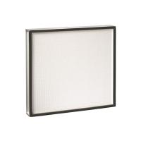 China 20mm 21mm Galvanized Frame Industrial Air Filter H14 H13 True HEPA Filter for sale