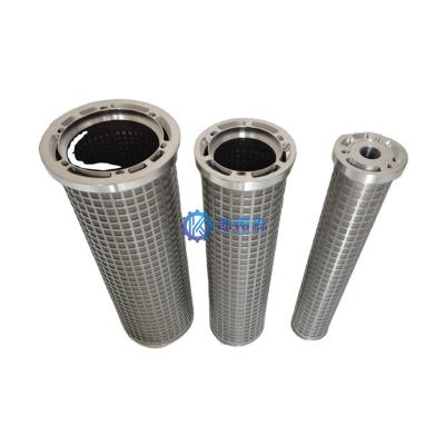 China Sintered Wire Mesh 0.5 Micron Stainless Steel Filter Element , Hydraulic Oil Filter for sale