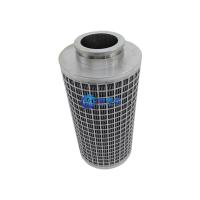 China Stainless Steel Hydraulic Oil Filter Element 100 Micron Tubular Lubricating Oil Filter for sale