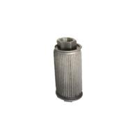 China Stainless Steel Pleated Hydraulic Oil Filter 5-60um 10 inch DOE SOE Fittings Tank Mounted for sale