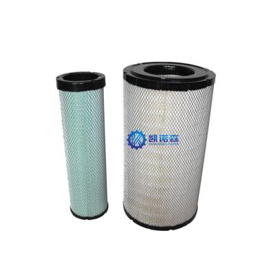 China Stainless Steel End Cover Excavator Filter Element 282mm Height for sale