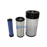 China Stainless Steel End Cover Excavator Filter Element 282mm Height for sale