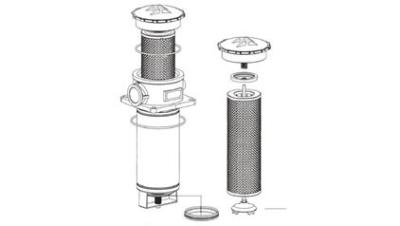 China Hydraulic Suction Filter with Steel Mesh Element for Pump Protection 60L/min for sale