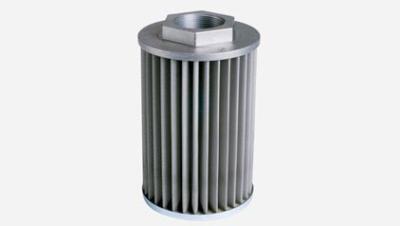 China Hydraulic Suction Filter Replacement Cartridge Pleated 10 Micron 150 L/min for sale