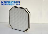 China Glass Fiber PTFE Auto Cabin Filter Extruded Aluminum Frame Dust Proof for sale