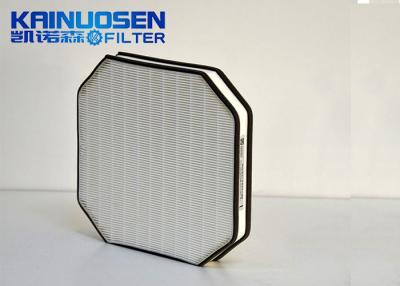 China Glass Fiber PTFE Auto Cabin Filter Extruded Aluminum Frame Dust Proof for sale