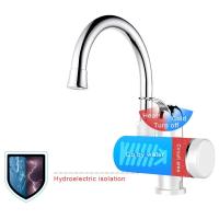 China Deck Mounted Electric Hot Water Tap Instant 2-3L/Min 3KW For Kitchen for sale