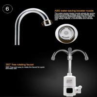 China LED Display Digital Control Electric Faucet 220 Volt Bathroom Tap LVD for sale