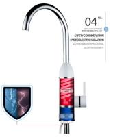 China 304 Stainless Digital Control Electric Faucet LVD Fast Electric Heating Water Tap for sale