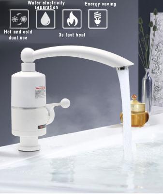 China 220V Instant Heating Water Faucet IPX4 Fast Electric Heating Water Tap Plastic Material for sale