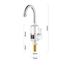China Hot Cold 3kw Instant Electric Heating Faucet ABS Plastic Body Bathroom Sink Water Tap for sale