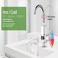 China Hot Cold 3kw Instant Electric Heating Faucet ABS Plastic Body Bathroom Sink Water Tap for sale
