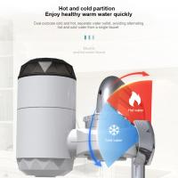 China 3000W Electric Instant Heating Water Faucet automatic hot water tap ABS Material for sale