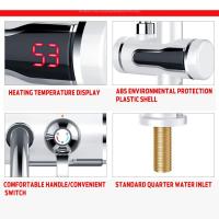 China ABS Instant Electric Water Heater Tap 3000W Electric Shower Heater Faucet for sale