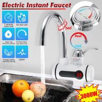 China 3-5s Fast Electric Faucet 220V Electric Instant Water Heater Tap For Bathroom for sale