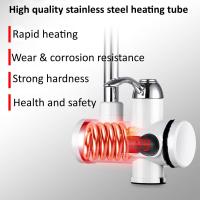 China 3-5s Fast Electric Faucet 220V Electric Instant Water Heater Tap For Bathroom for sale