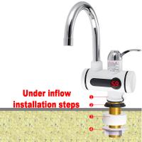 China 3-5s Fast Electric Faucet 220V Electric Instant Water Heater Tap For Bathroom for sale