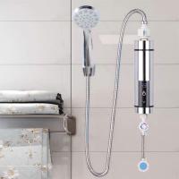 China Tankless Bathroom Hot Water Tap instant Electric Shower Heater Faucet 3500-5500W for sale