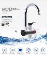 China Dual Use 3s Tankless Hot Water Tap 3000W RoHs Electric Shower Heater Faucet for sale