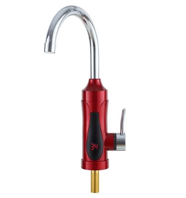 China CE Kitchen Instant Hot Water Tap Electric Heating 2-3KW With Temperature Display for sale