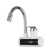 China Bathroom Sink Hot And Cold Water Faucet 2-3L/Min With Rotatable Outlet Pipe for sale