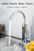 China ABS Electric Hand Wash Tap SS304 Electric Kitchen Water Heater Tap 2-3L/Min for sale