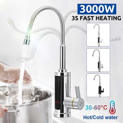 China 3-5S Quick Heating Wash Basin Tap Hot And Cold instant Water Faucet RoHs for sale
