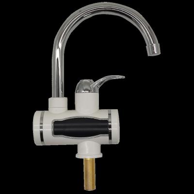 China White ABS Kitchen Instant Hot Water Tap 220V Electric 360 Degree Rotating RoHs for sale