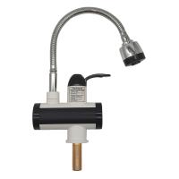 China Stainless Spout Electric Deck Mounted Faucet ABS 3000W for sale
